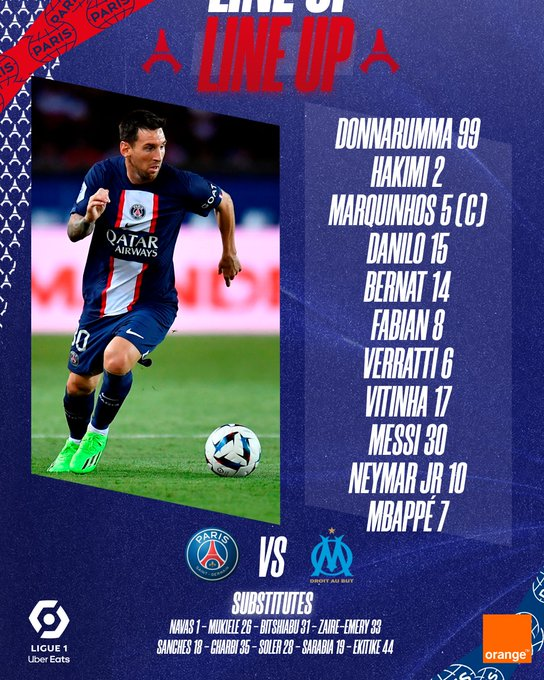 Ligue 1/PSG-Marseille : Live score