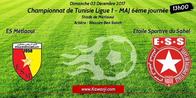 ES Métlaoui - Etoile Sportive du Sahel : Live score